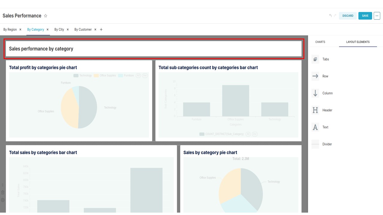 Dashboard Customization - All things DataOS